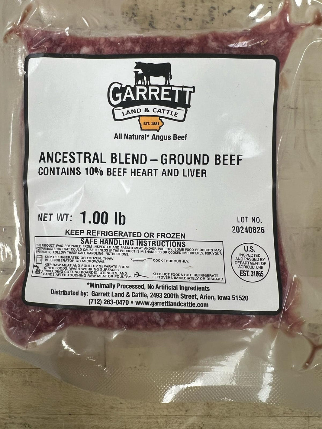 All The Beef – Garrett Land & Cattle Beef