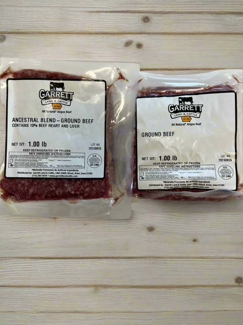 Ground Beef Variety Pack: Ancestral & Classic Blend – Garrett Land ...