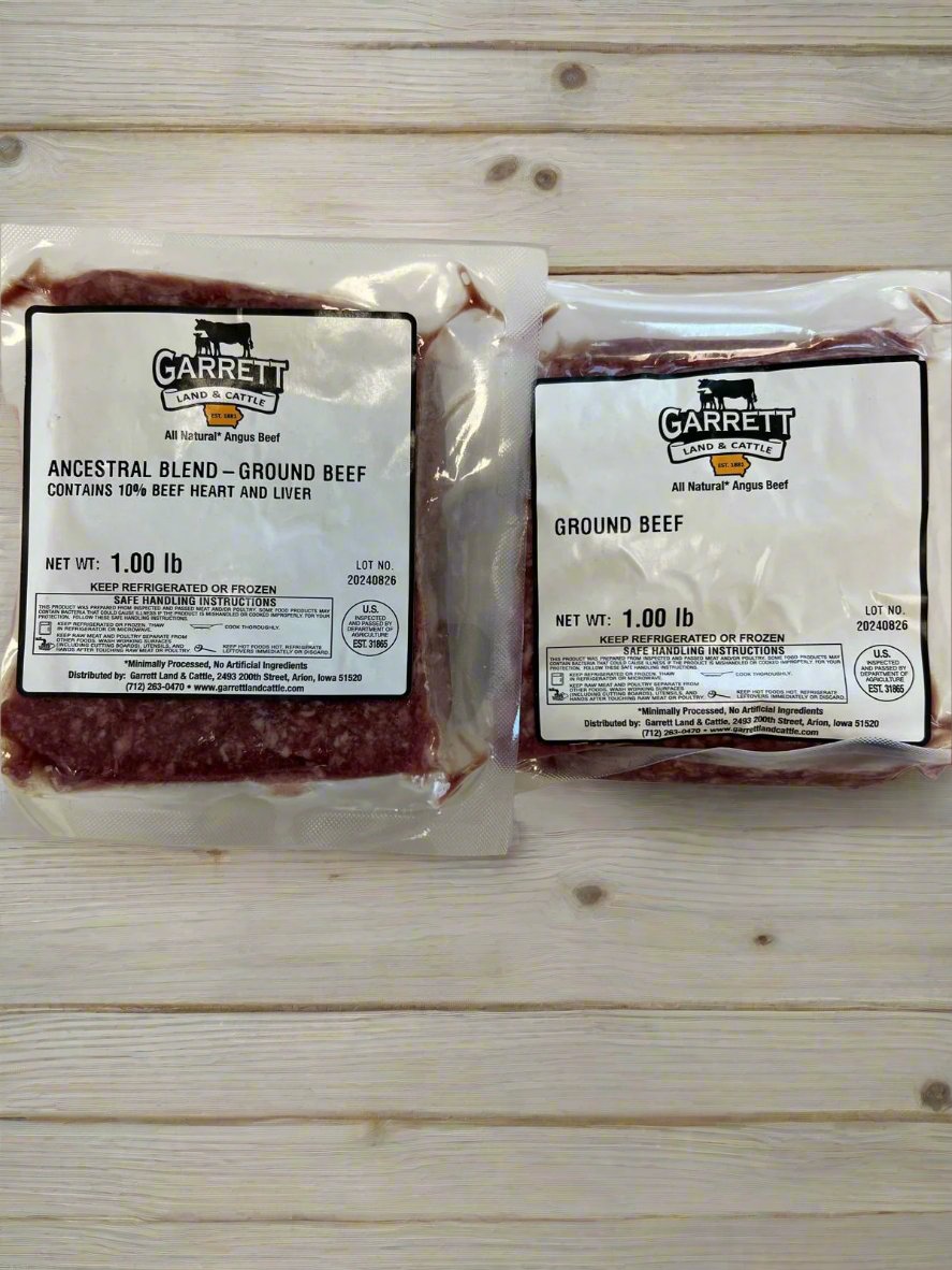 Ground Beef Variety Pack: Ancestral & Classic Blend – Garrett Land ...